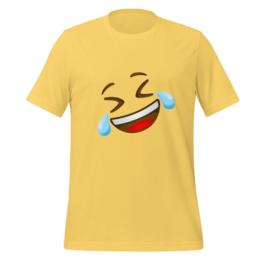 ROFL Emoji Tee | Tears of Joy | Hilarious T-shirt for Emoji Lovers ...