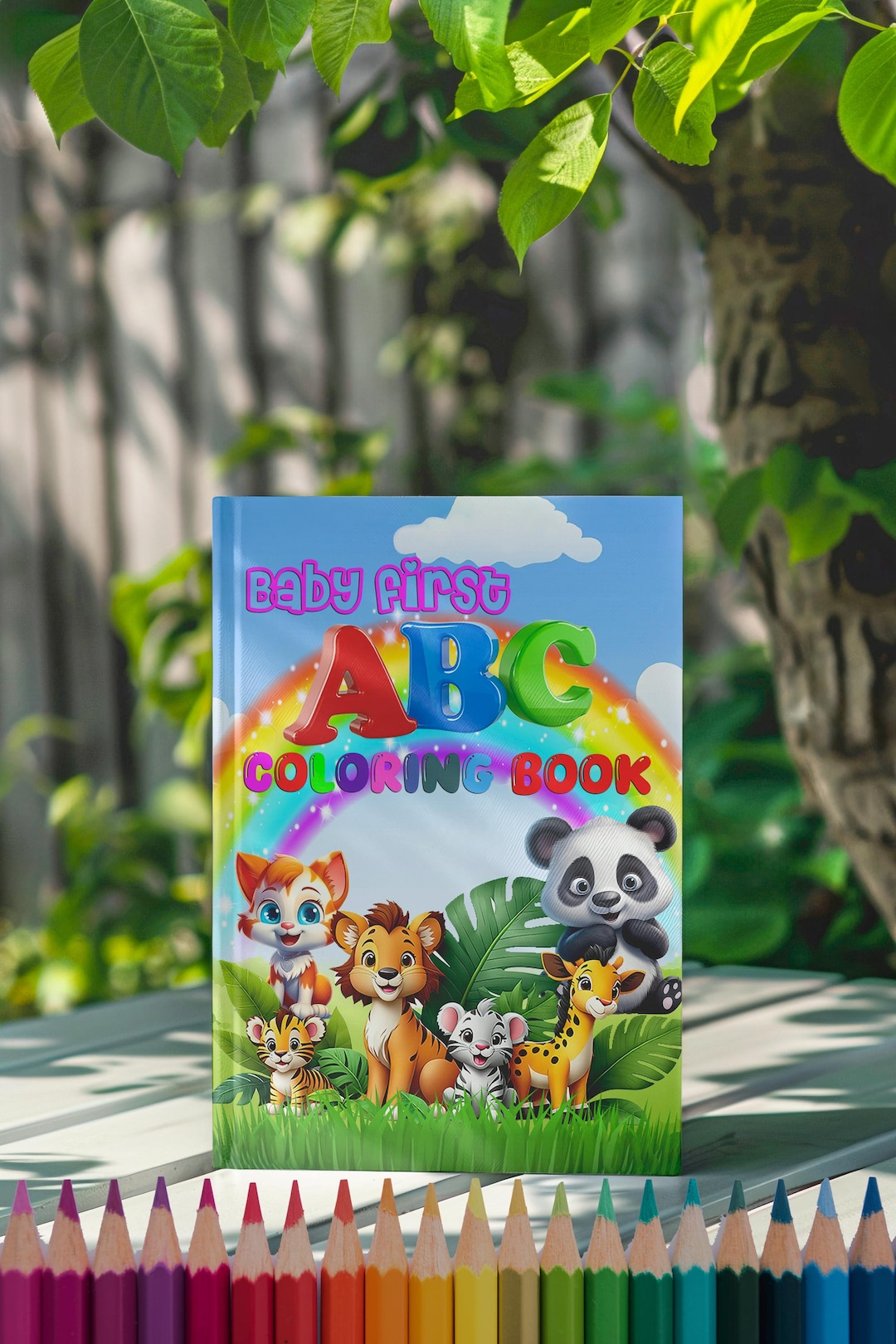 Baby Shower ABC Book - Baby’s First ABC Coloring Book, Custom Gift for ...