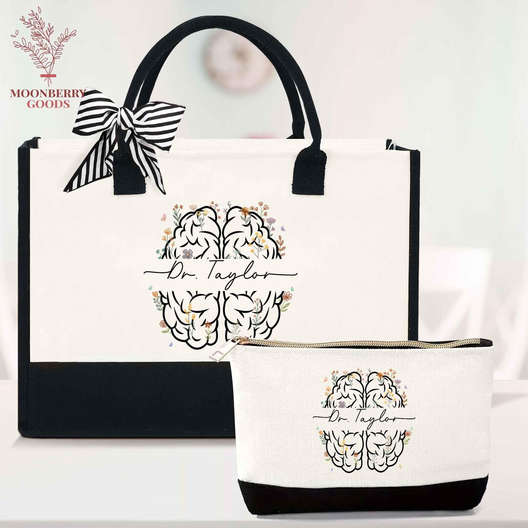 Personalized Neuroscientist Tote Bag, Custom Neuroscience Gift, Neuro ...