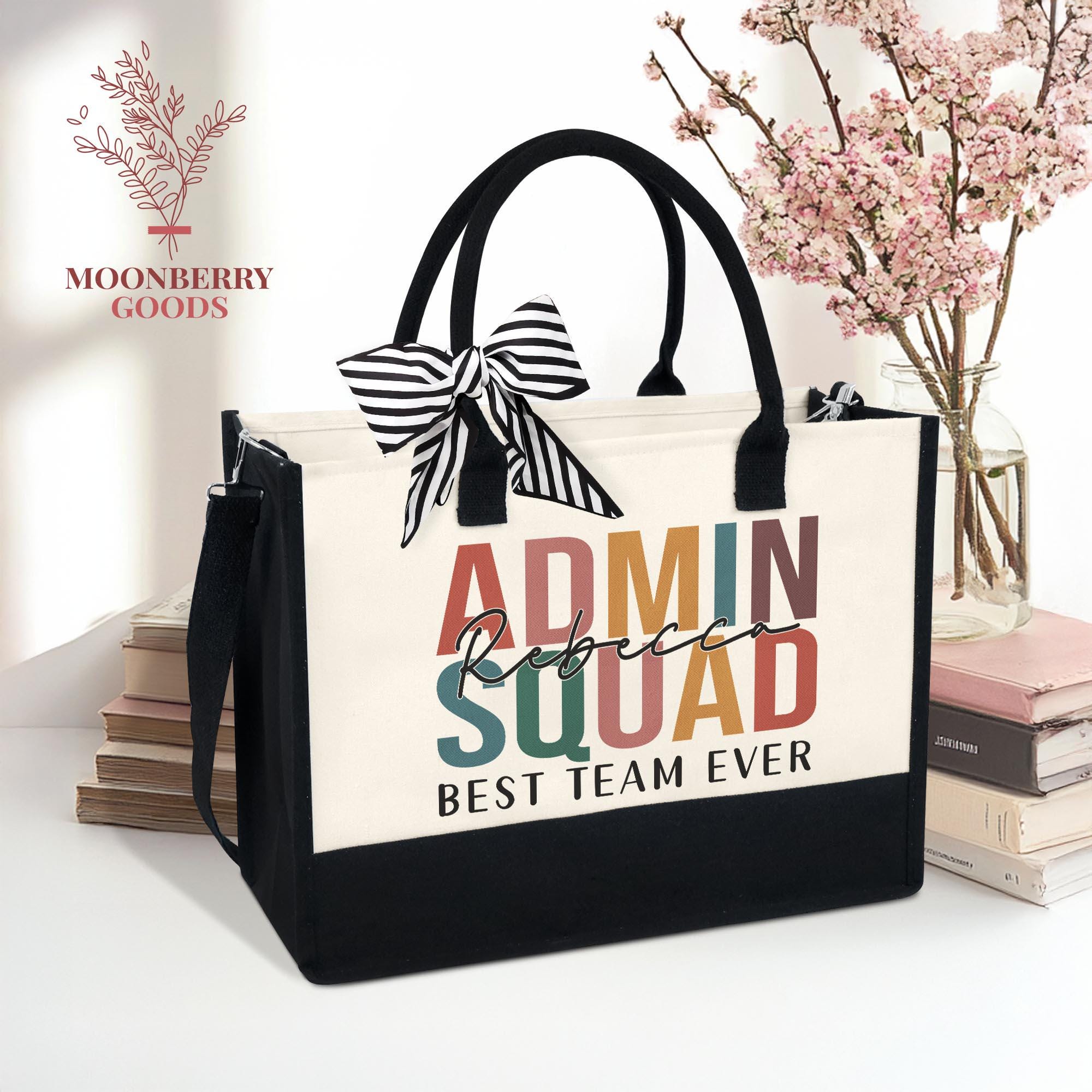 Admin Squad Tote Bag, Administrative Assistant Tote Bag, Administrative ...