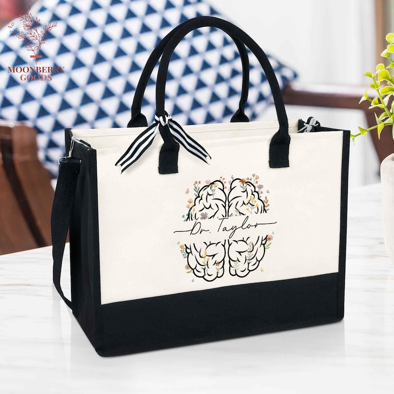 Personalized Neuroscientist Tote Bag, Custom Neuroscience Gift, Neuro ...