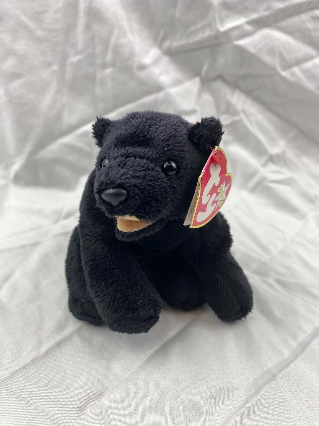 Vintage 2000 Ty Beanie Babies Cinders Bear Plush, Ty Bear Plush Toy ...