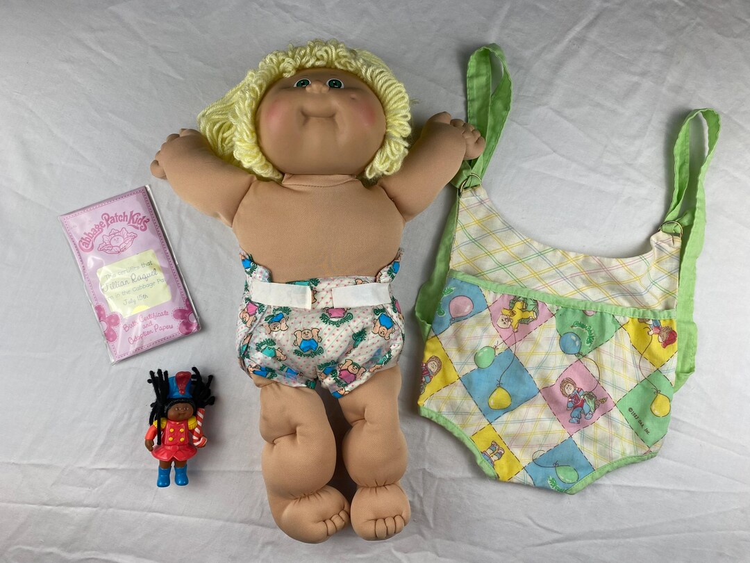 Vintage 1982 Blonde Cabbage Patch Kids Doll Lot, Cabbage Patch Kids ...