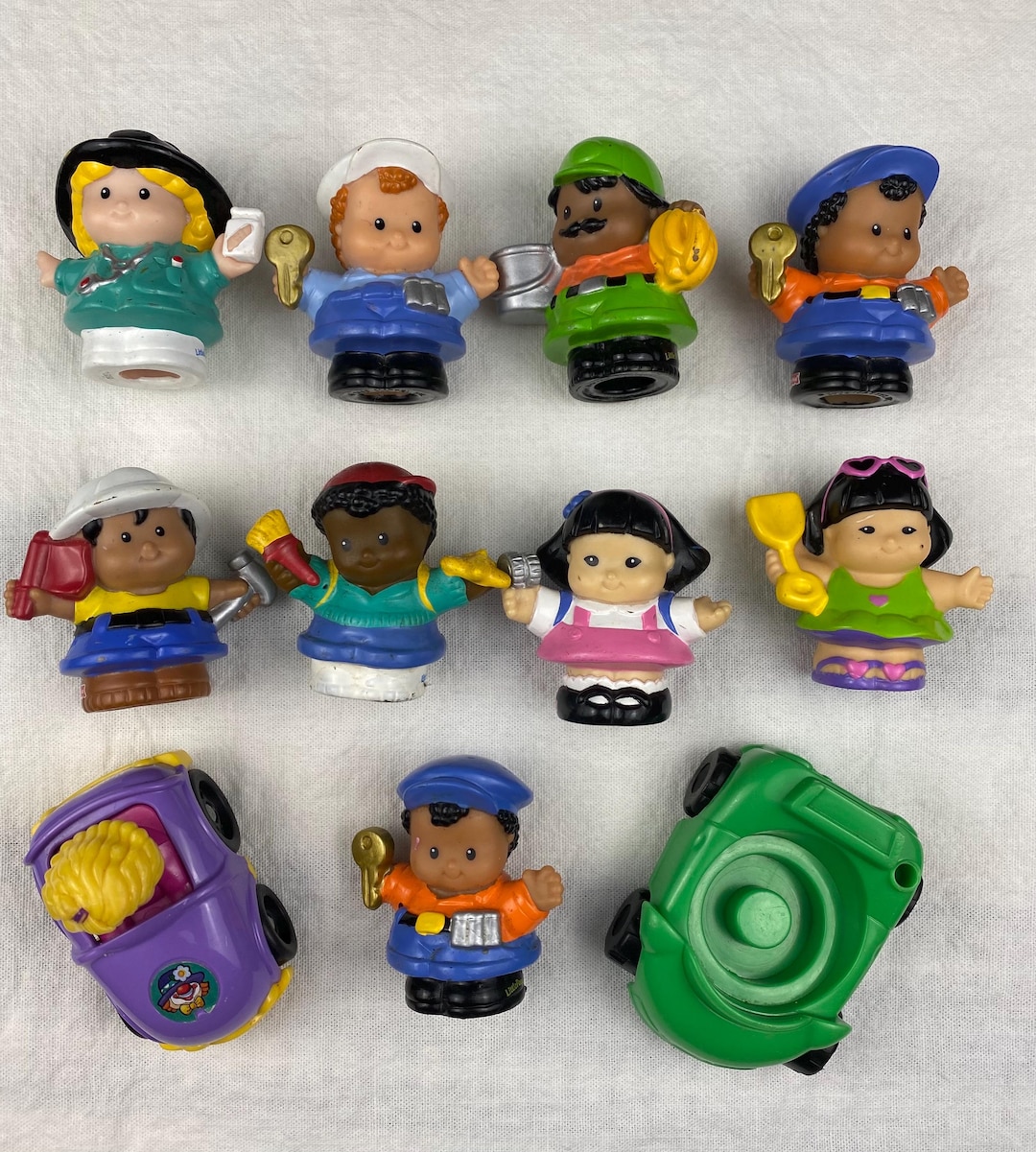 Vintage Fisher Price Little People Lot, Little People Figures, Pretend ...
