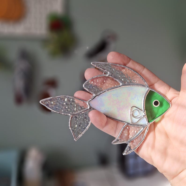 Fish Suncatcher Stained Glass - Etsy