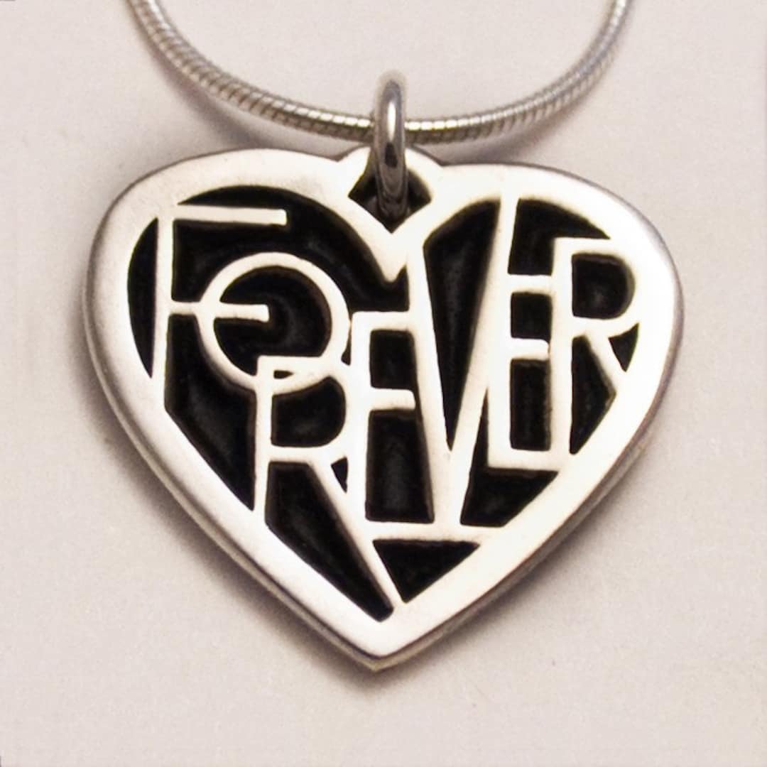 Forever! Lover's Heart® Sterling Silver Necklace Special Gift for ...