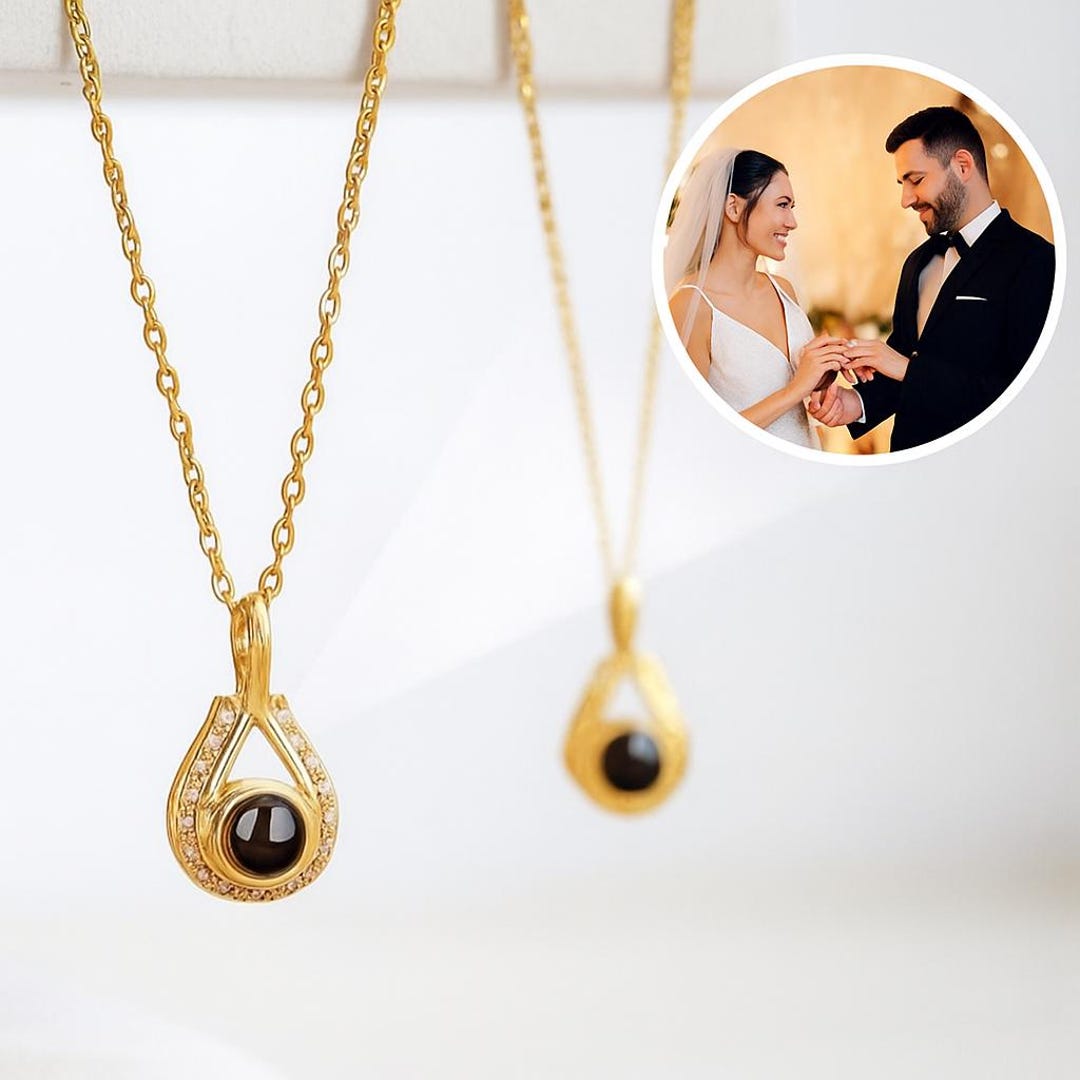 Personalized Photo Necklace -custom Picture Locket-memorial Family ...
