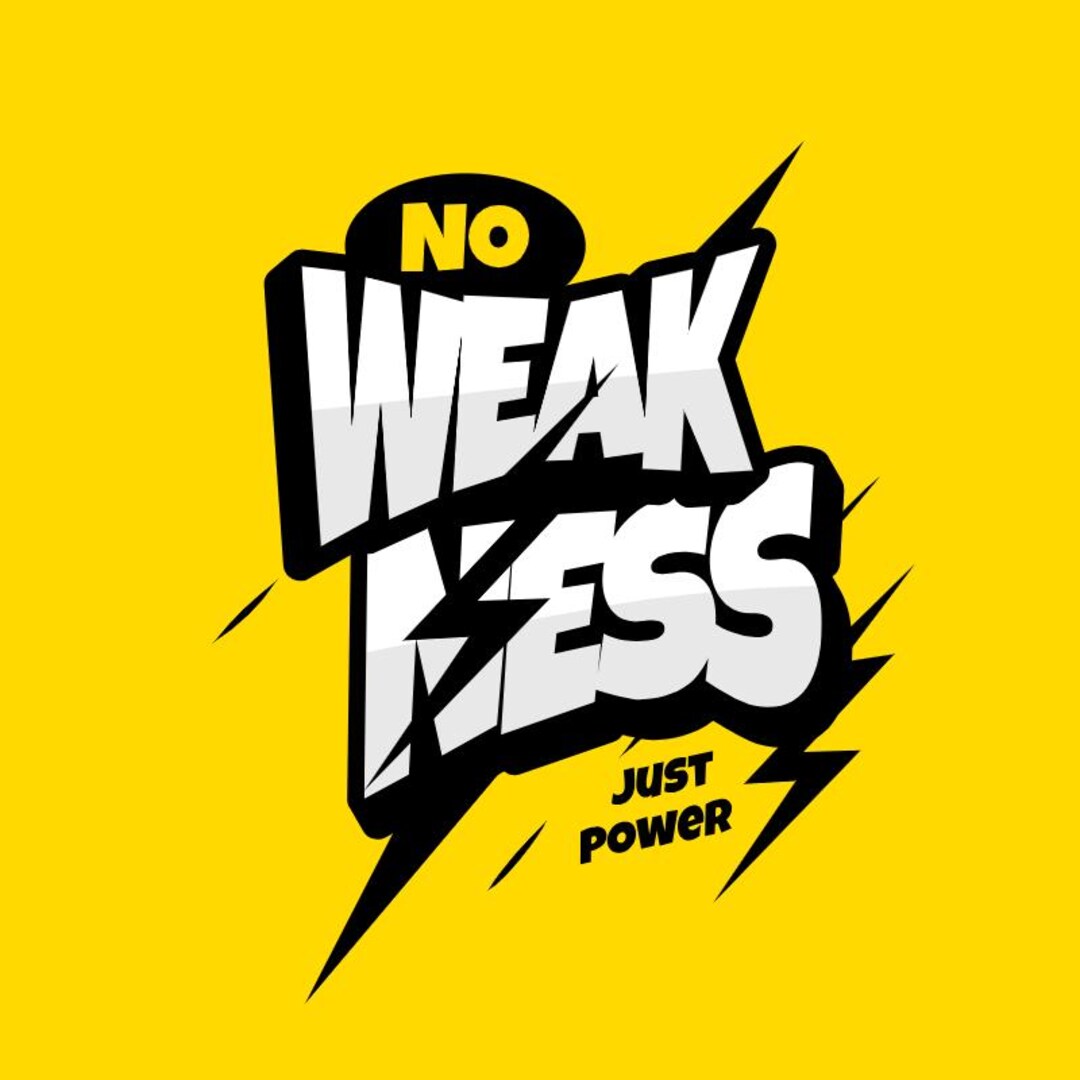 Graphic Logo: Simple Weakness Icon - Clean, Modern Style - Etsy