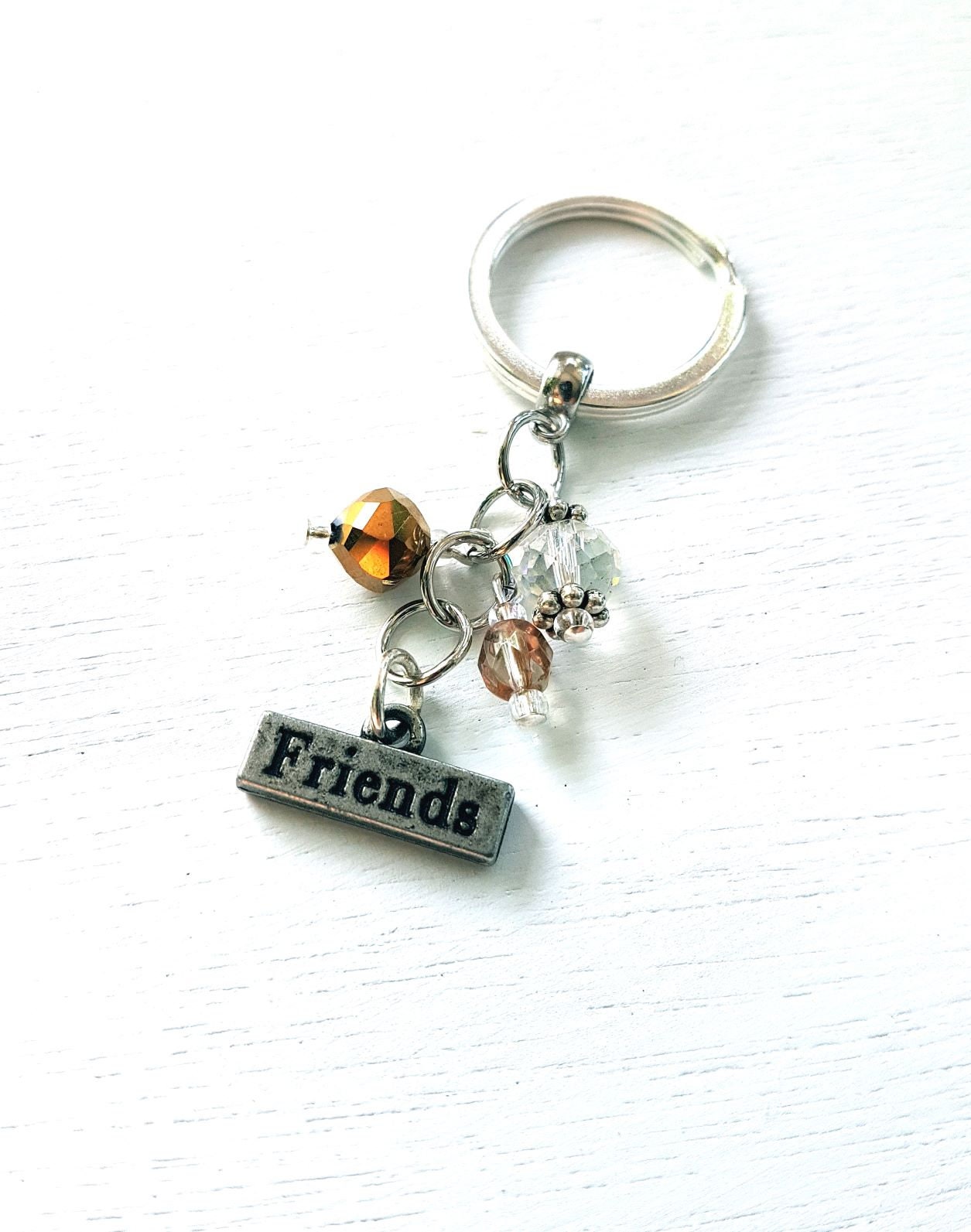 Friendship Keyring - Best Friends Keyring - Friends Keychain ...
