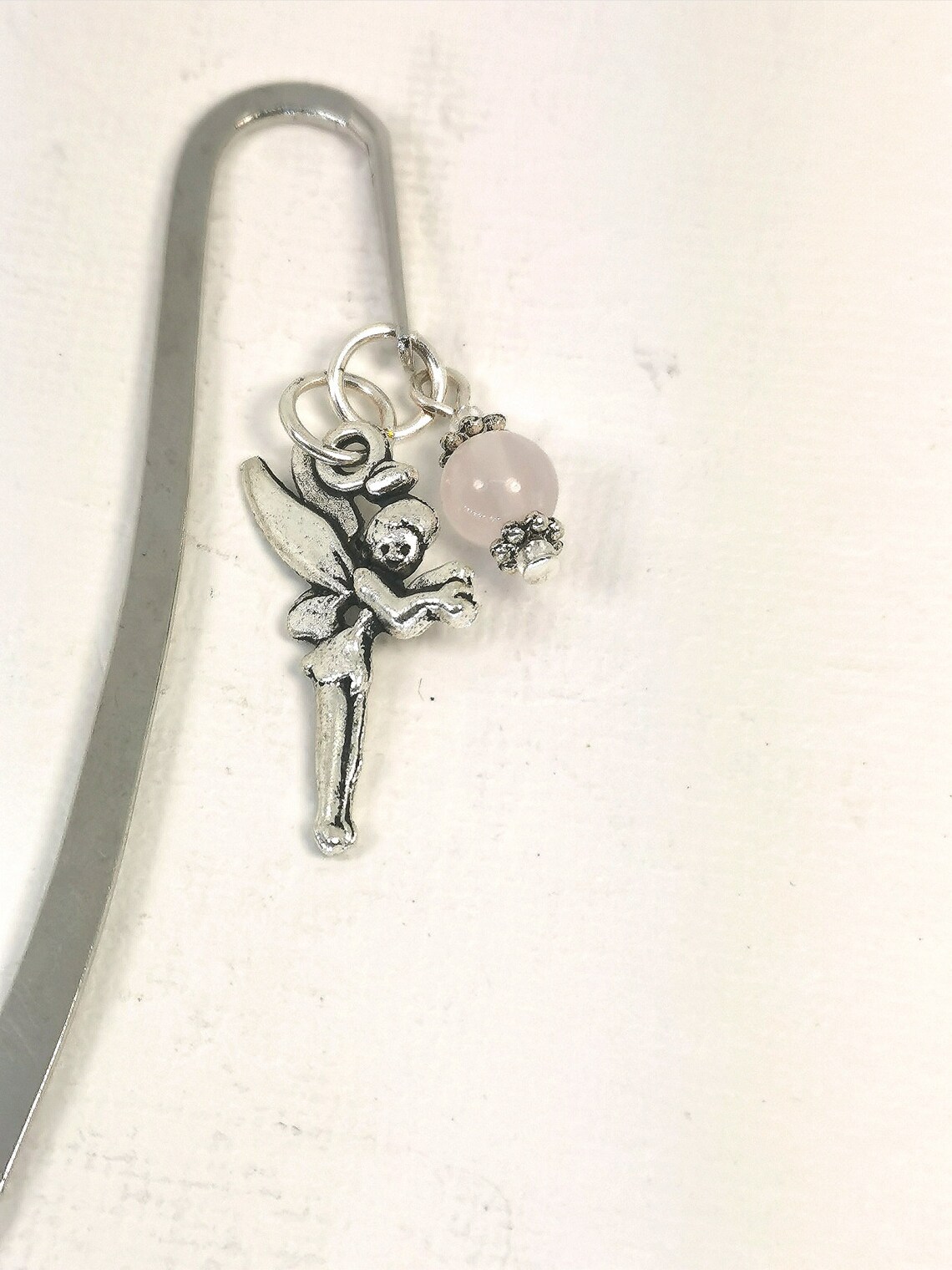 Tinkerbell Charm Beaded Tinker Bell Bookmark Girls - Etsy
