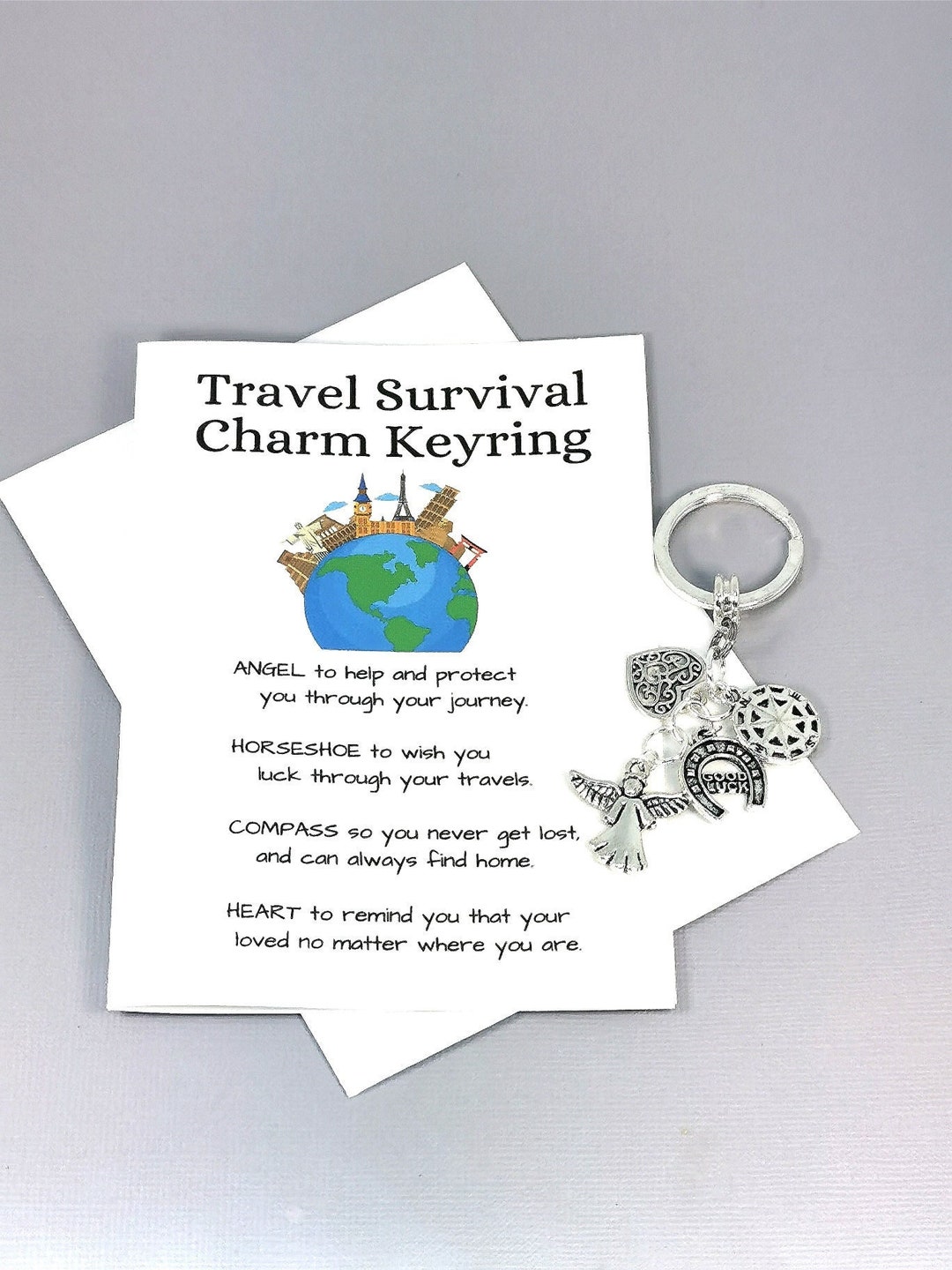 Good Luck on Your Travel Survival Kit - Fun Novelty Gift - Good Luck Travel - Goodbye Gift and ...