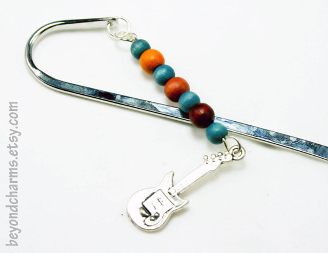 Guitar Bookmark. Music Lover Bookmark. Electric Guitar - Etsy Denmark