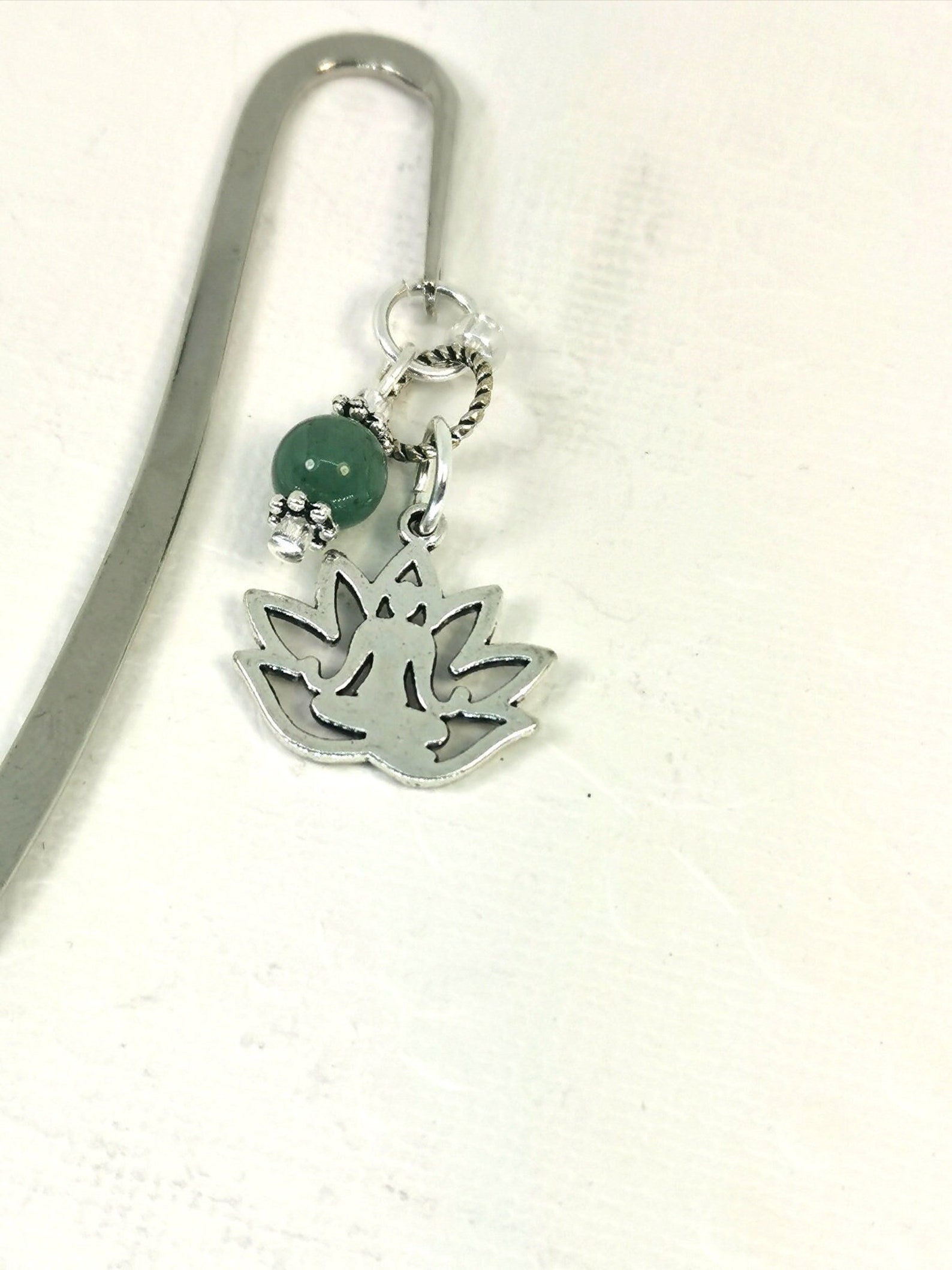 Yoga Bookmark Lotus Pose Meditation Pose Bookmark Yoga Instructor Gift ...