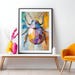 Beetle Art Print – Abstract Insect Wall Art, Modern Cubist Bug Decor ...