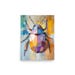 Beetle Art Print – Abstract Insect Wall Art, Modern Cubist Bug Decor ...