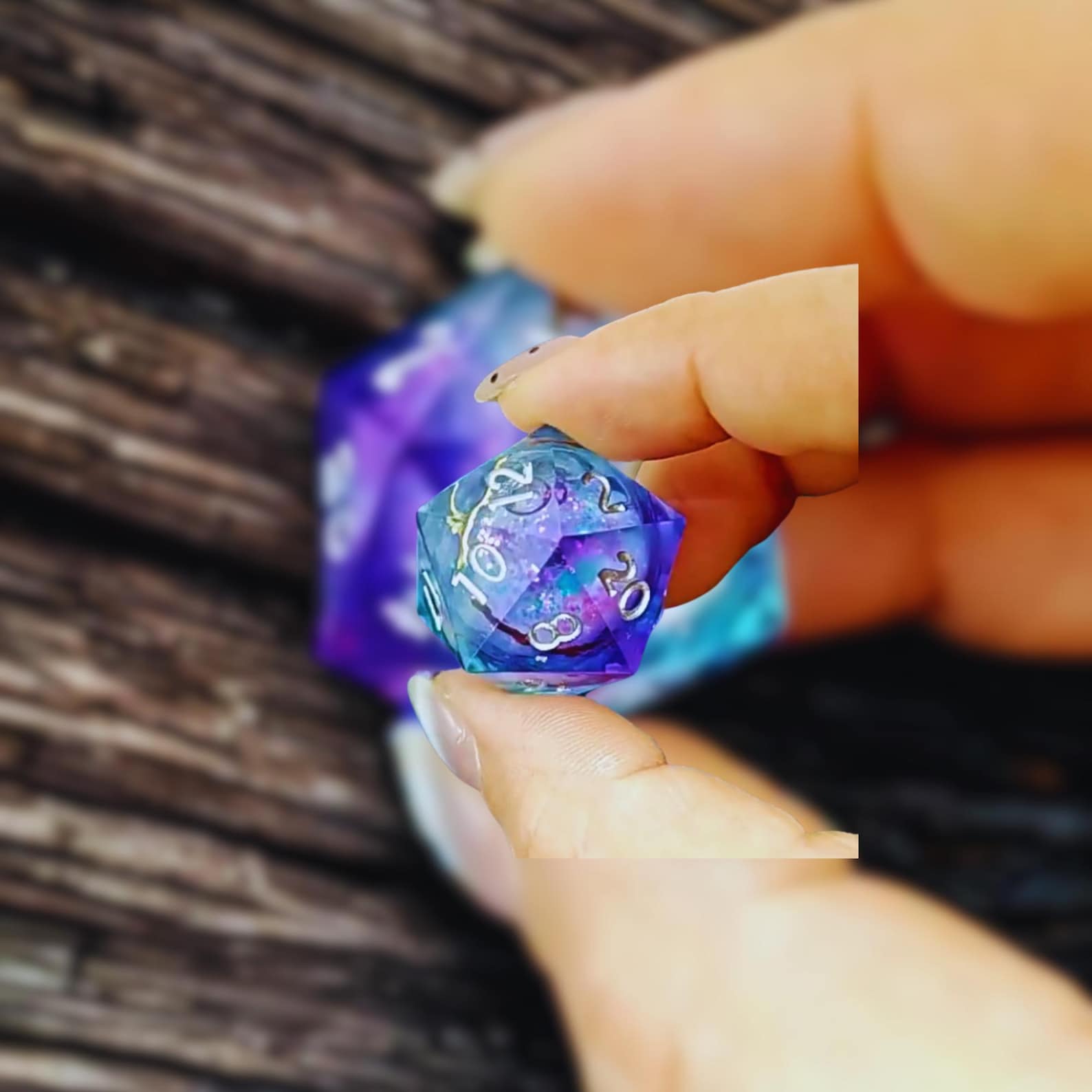 Galaxy Planet Dnd Dice Set | Space-themed Resin RPG Dice | Astronomy ...