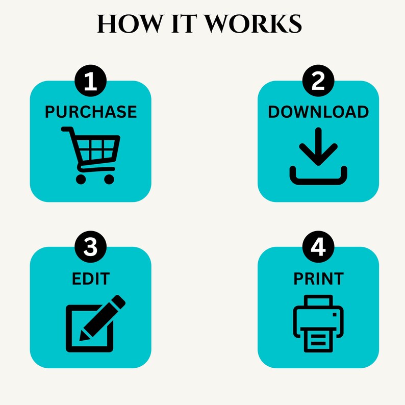 Printable to Do List Template | Daily & Weekly Task Checklist | Simple ...