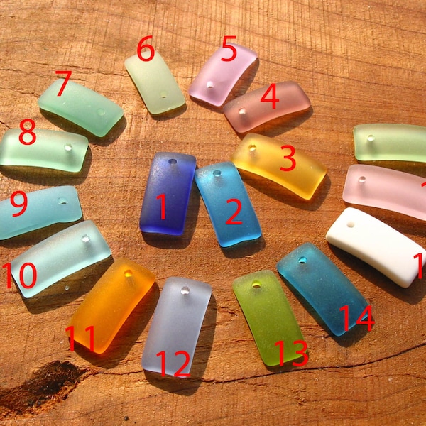 Small Rectangle Glass for Necklace - Etsy