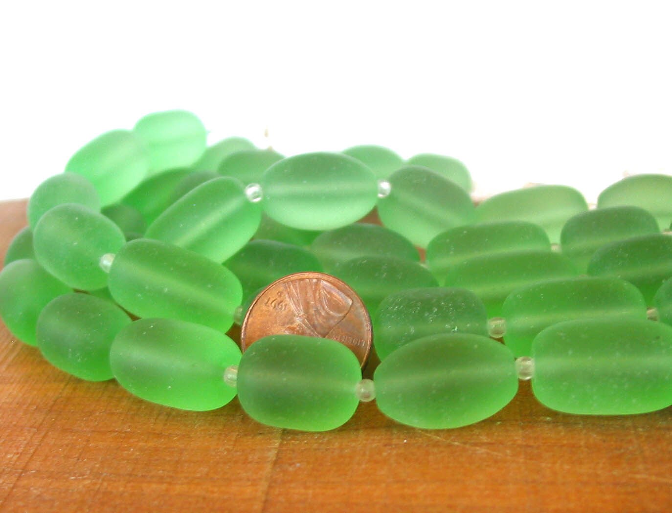 8 16mm 20mm Spring Green / White Sea Beach Glass - Etsy