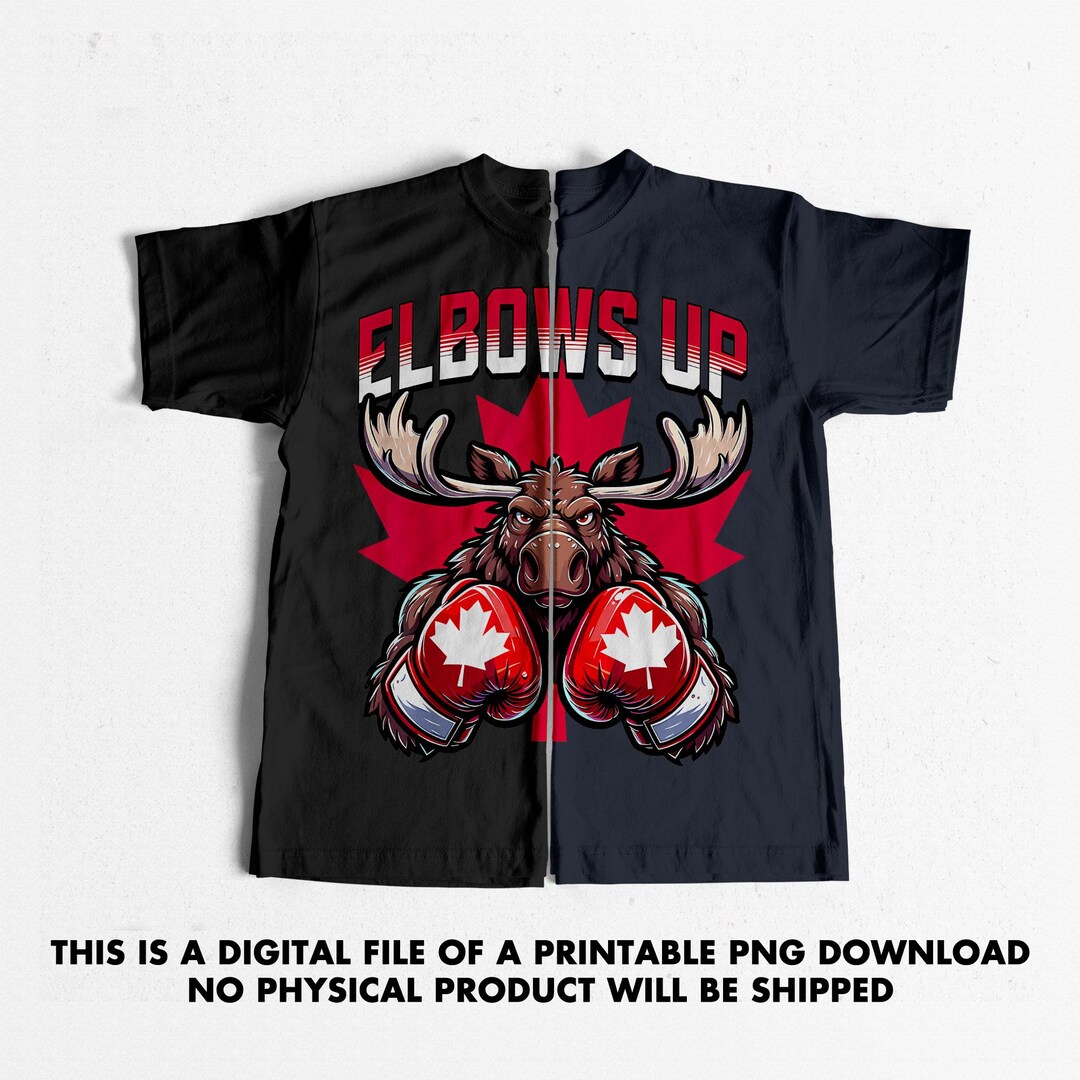 Canadian Elbows up PNG, Anti Tariffs Graphic Design Clipart for ...