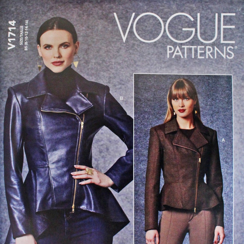 Vogue Jacket Pattern - Etsy