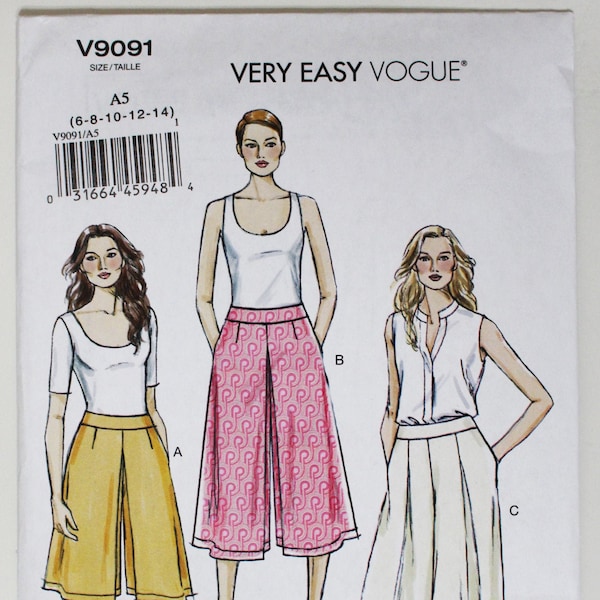 Vogue Pants Pattern - Etsy