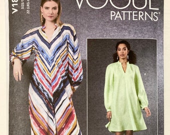 Vogue Sewing Pattern for Dress / Caftan / Kimono / Cover-up - Very Easy ...