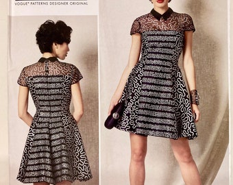 Designer Zandra Rhodes Sewing Pattern for Dress / Caftan / Kimono Vogue ...