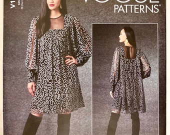 Vogue Sewing Pattern for Dress in 2 Lengths Vogue 1801 Sizes L and XL ...