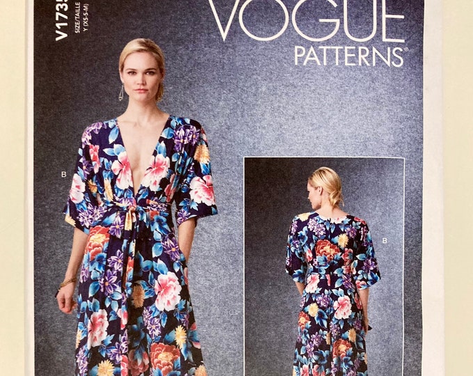 Vogue Sewing Pattern for Dress - 2014 Reprint of 1950s Design - Vogue ...