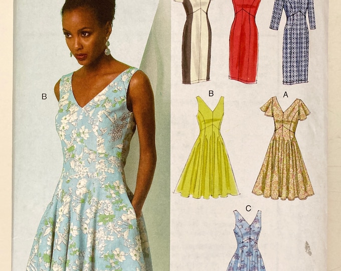 Vogue Sewing Pattern for Dress - Vogue 8997 - Bust 36 to 44 Inches ...