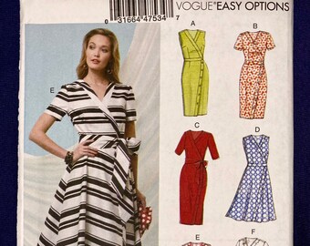 Vogue Sewing Pattern for Dress Vogue 9182 Bust 30.5 to 36 - Etsy