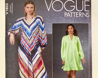 Vogue Sewing Pattern for Dress / Shirtdress - Vogue 1783 - Bust 31.5 to ...