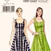Vogue Sewing Pattern for Dress - Vogue 9182 - Bust 30.5 to 36 - Sizes 6 ...