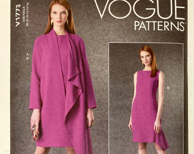 Vogue Sewing Pattern for Dress / Shirtdress - Vogue 1783 - Bust 31.5 to ...