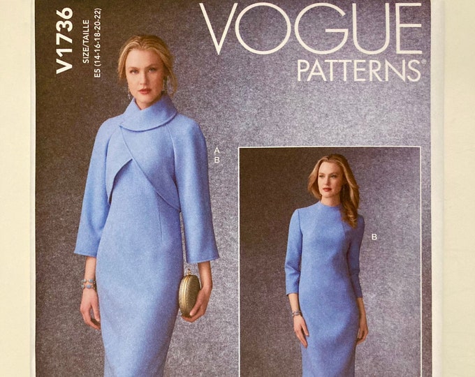 Vogue Sewing Pattern for Dress and Jacket Vogue 1736 Formerly Vogue ...
