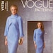 Vogue Sewing Pattern for Dress and Jacket Vogue 1736 Formerly Vogue ...
