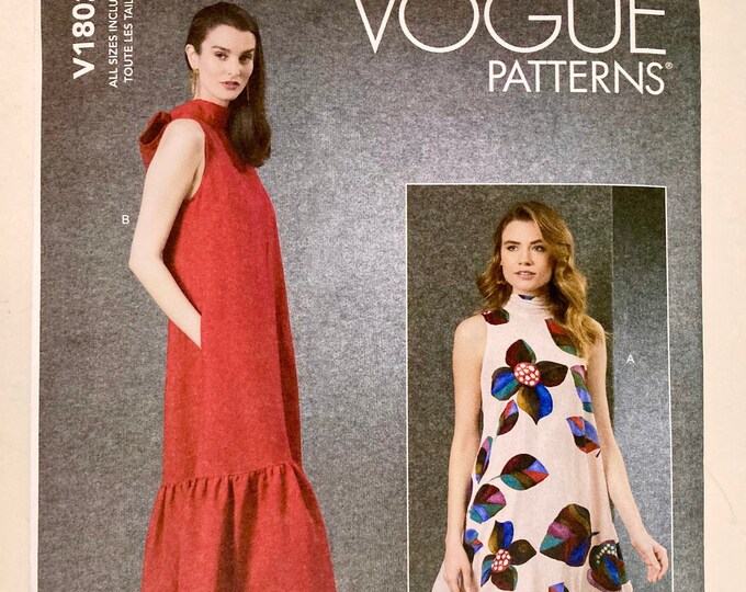 Vogue Sewing Pattern for Dress / Caftan / Kimono / Cover-up - Very Easy ...