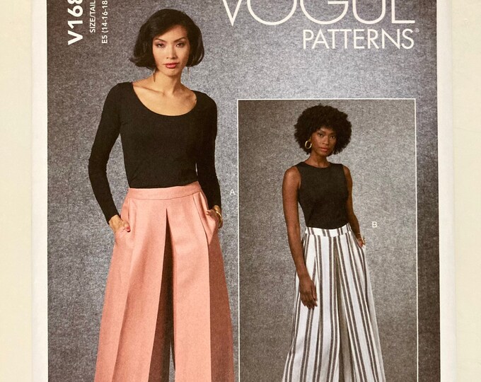Vogue Sewing Pattern for Modern Wide Leg Pants / Culottes Vogue 1772 S ...