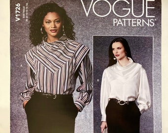 Sewing Pattern for Wardrobe Essentials - Modern Top and Wide Leg Pants ...