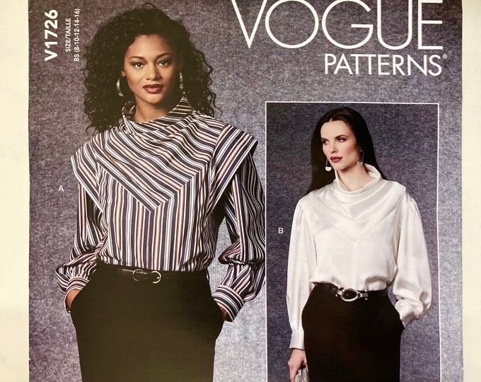 Vogue Sewing Pattern for Dress - 2014 Reprint of 1950s Design - Vogue ...