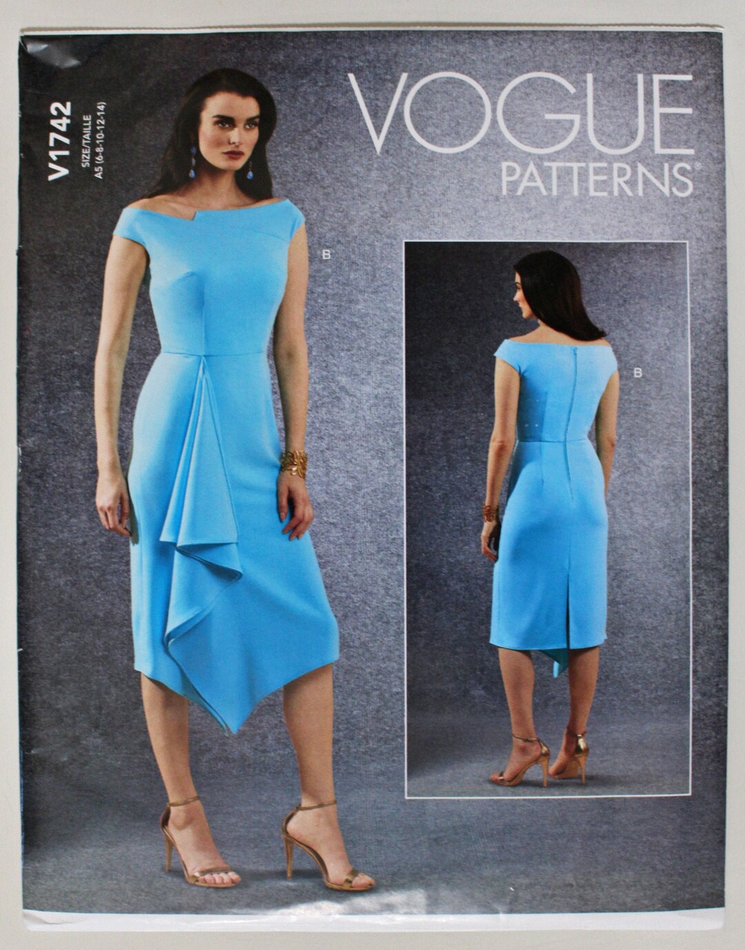 Vogue Sewing Pattern for Designer-inspired Dress - Vogue 1742 -formerly ...