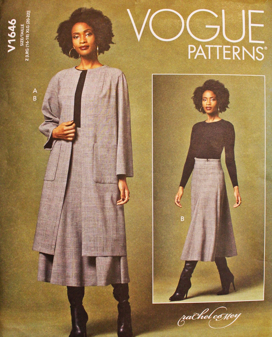 Designer Rachel Comey for Vogue Patterns - Sewing Pattern for Coat ...