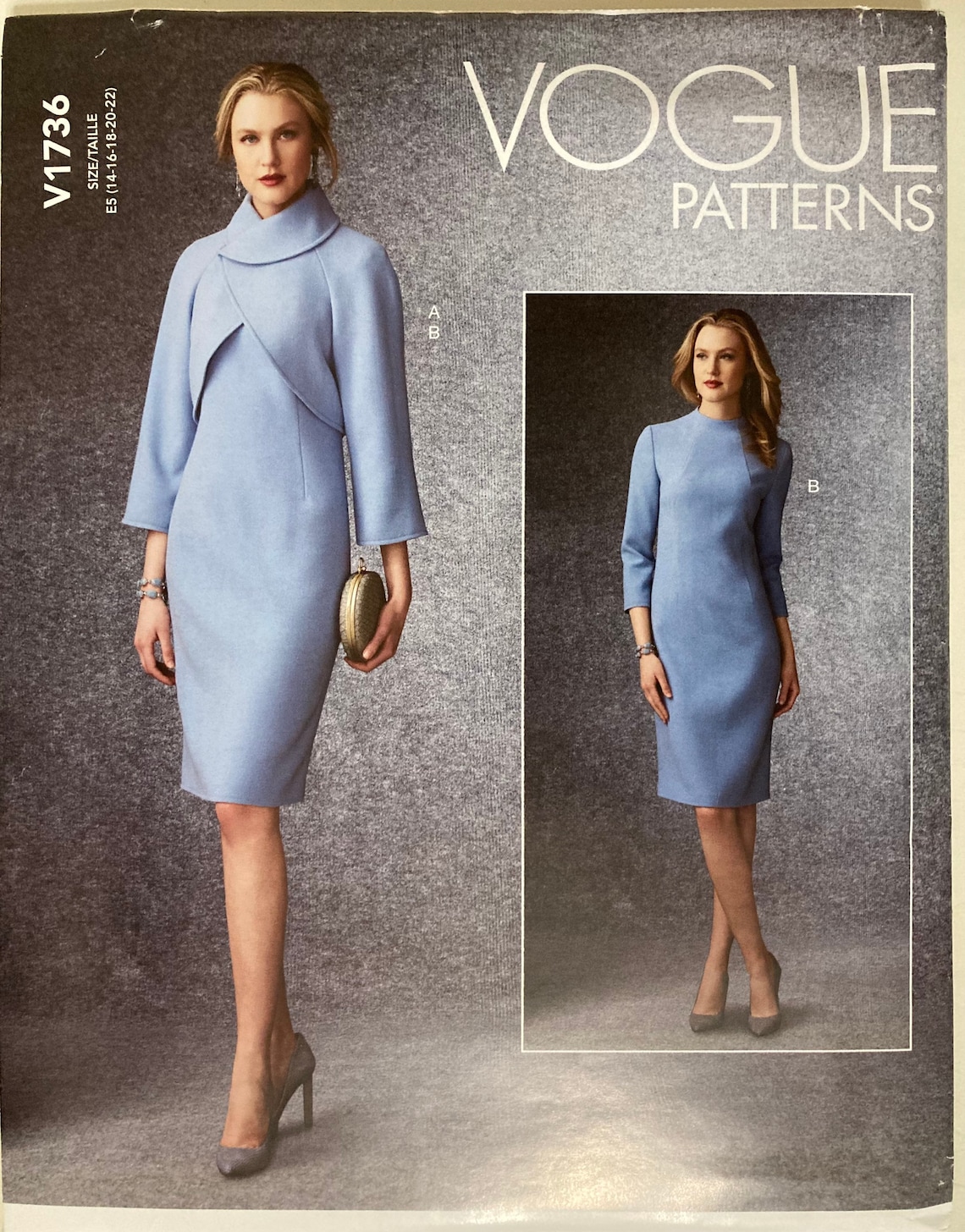 Vogue Sewing Pattern for Dress and Jacket Vogue 1736 | Etsy