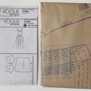 Sewing Pattern for Dress With Ribbon Tie Back 2020 Reprint | Etsy