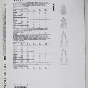 Vogue sewing pattern for modern wide leg pants / coulottes | Etsy