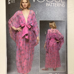 Designer Zandra Rhodes Sewing Pattern for Dress / Caftan / - Etsy