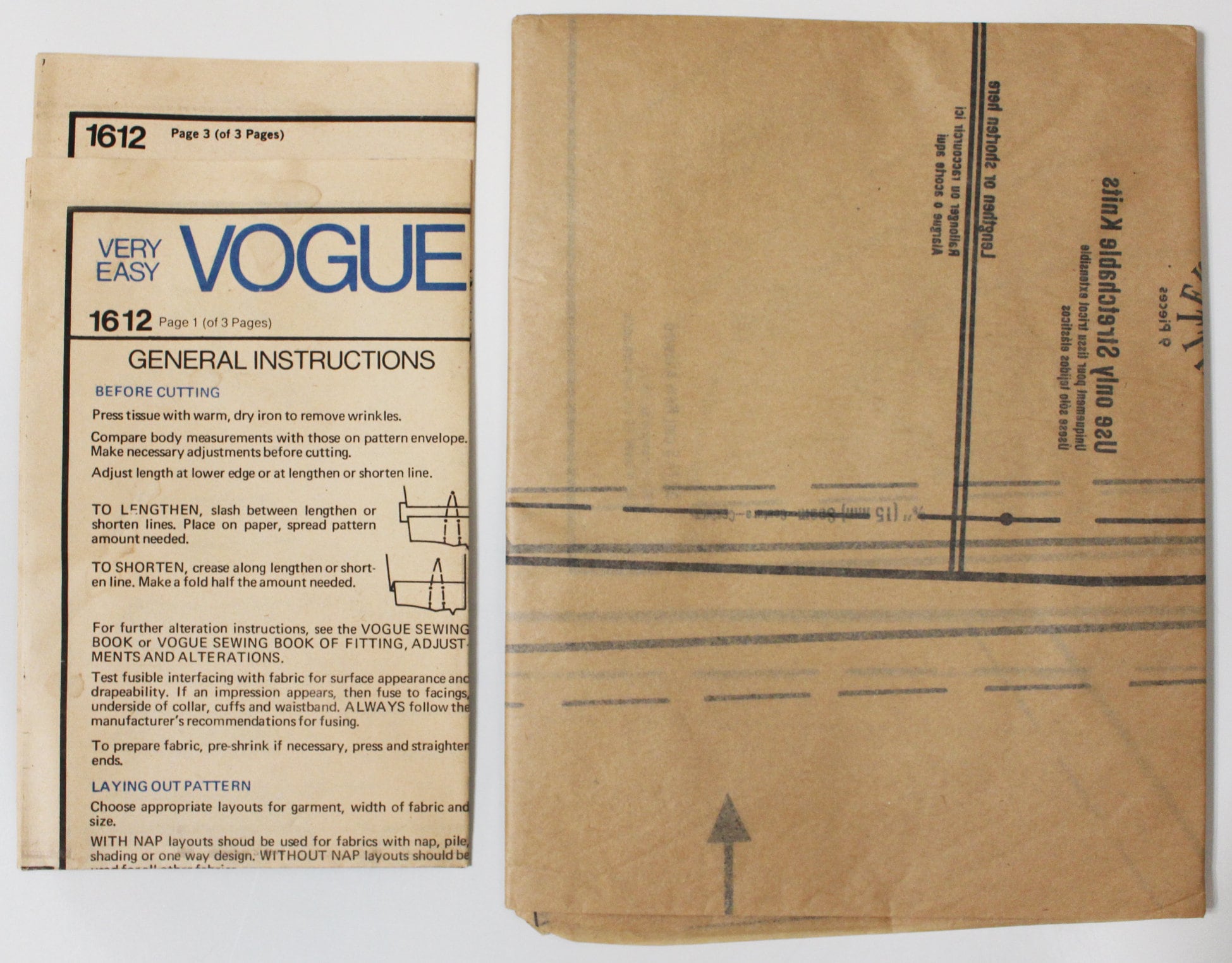 Diane Von Furstenberg Sewing Pattern Very Easy Vogue 1612 American ...