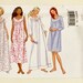Sewing Pattern for Romantic Nightgown Butterick 6838 Bust - Etsy