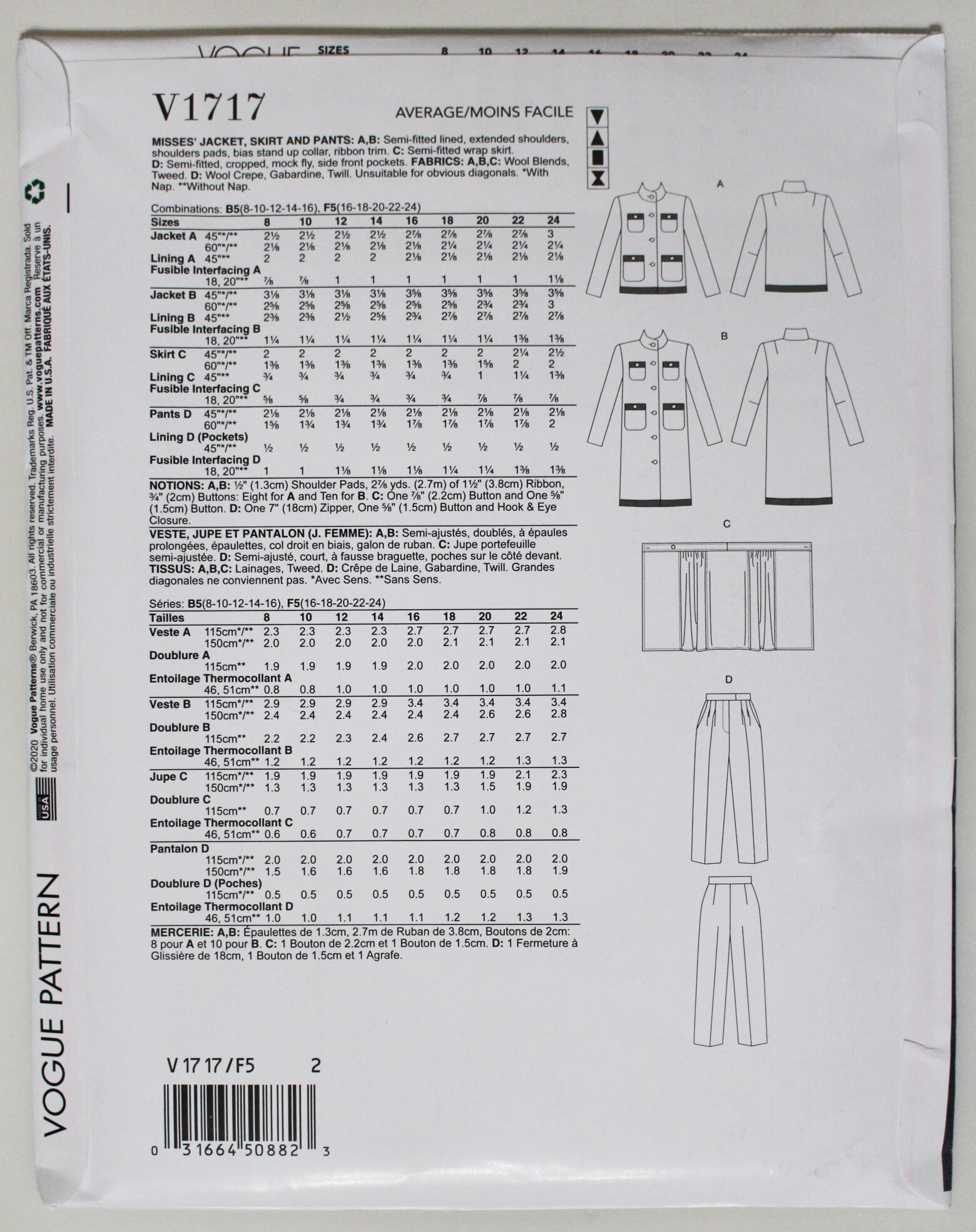 Designer-inspired Sewing Pattern for Jacket / Coat and Pants & - Etsy